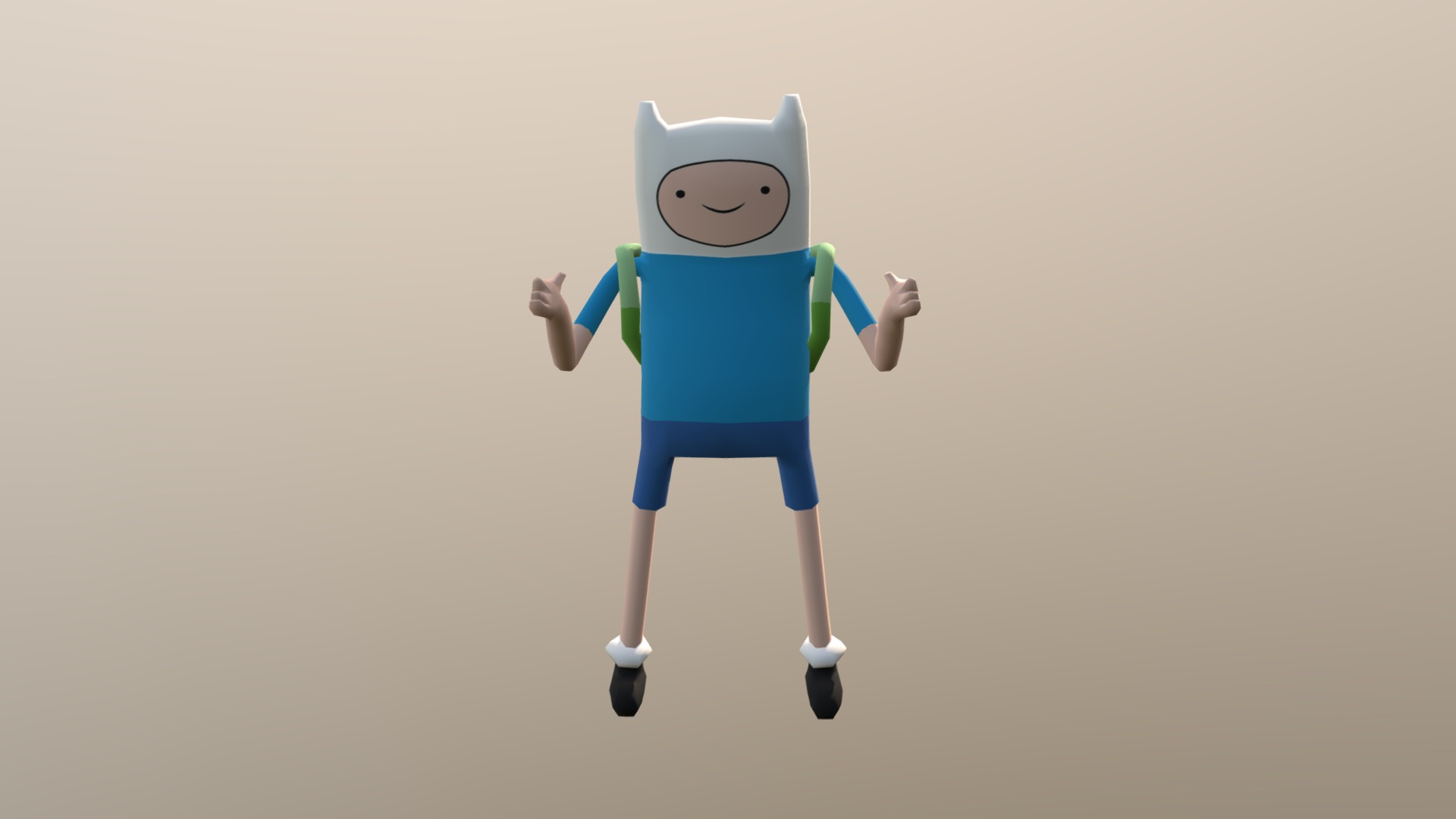 Finn - Adventure Time - 3D model by MagnoGrande [7f32a21] - Sketchfab