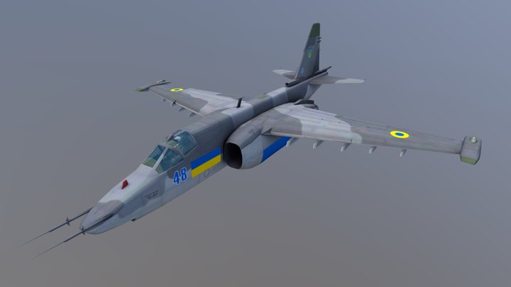 Su-25 3D models - Sketchfab