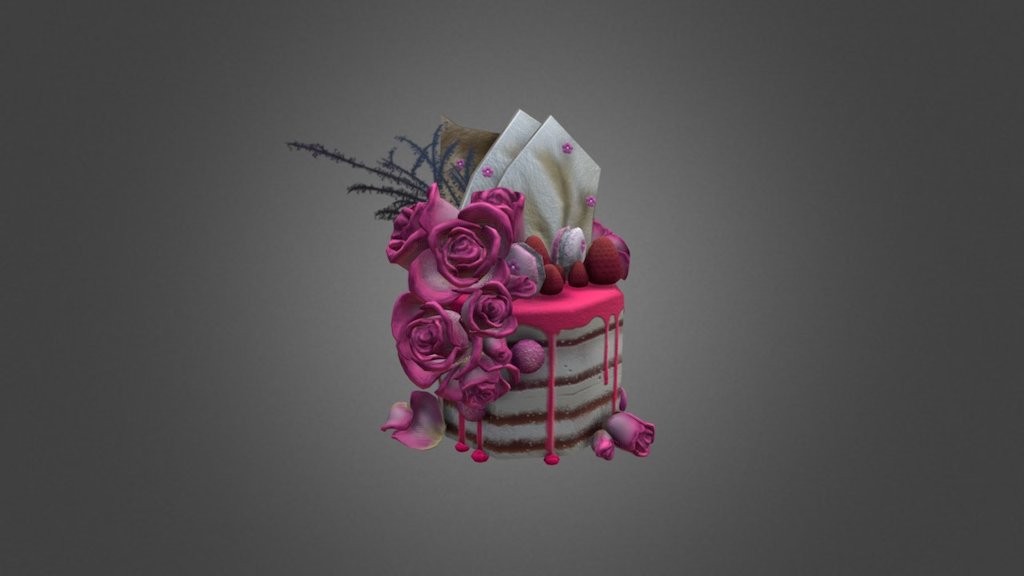 Cake - 3D model by David (@241598) [7f34530] - Sketchfab
