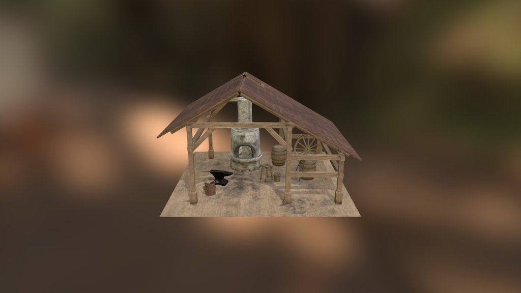 Blacksmith_Scene - 3D model by emillan88 [7f3493d] - Sketchfab