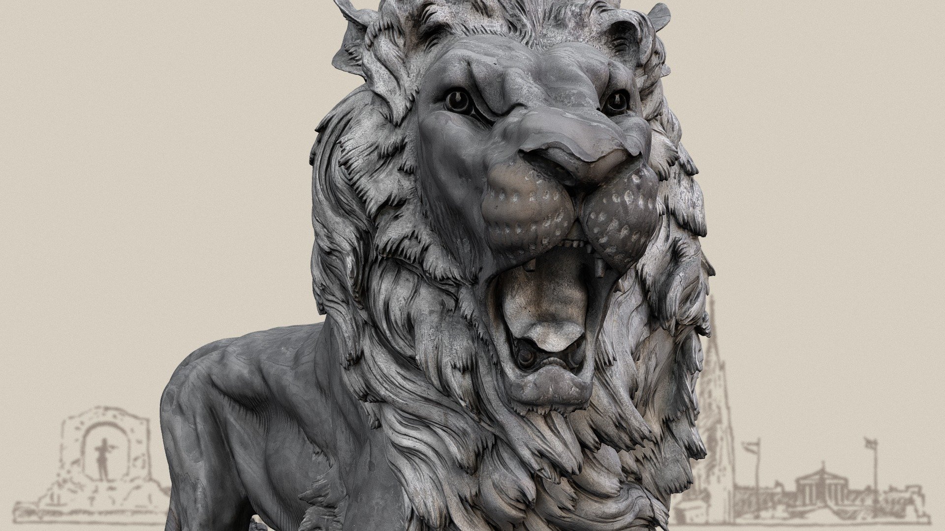 Löwe - Download Free 3D model by noe-3d.at (@www.noe-3d.at) [7f350ea ...
