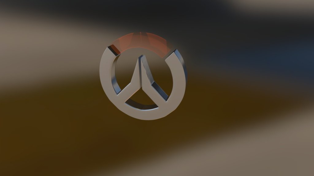overwatch logo - 3D model by iho1092 [7f35353] - Sketchfab