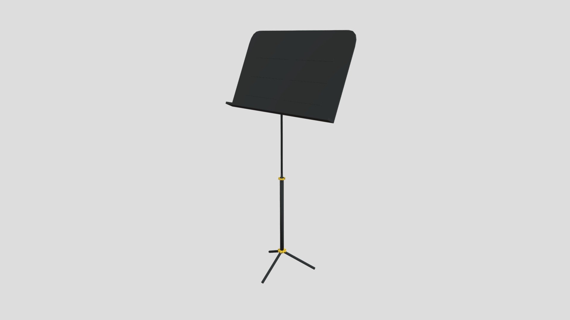 Music stand from Poly by Google - Download Free 3D model by IronEqual ...