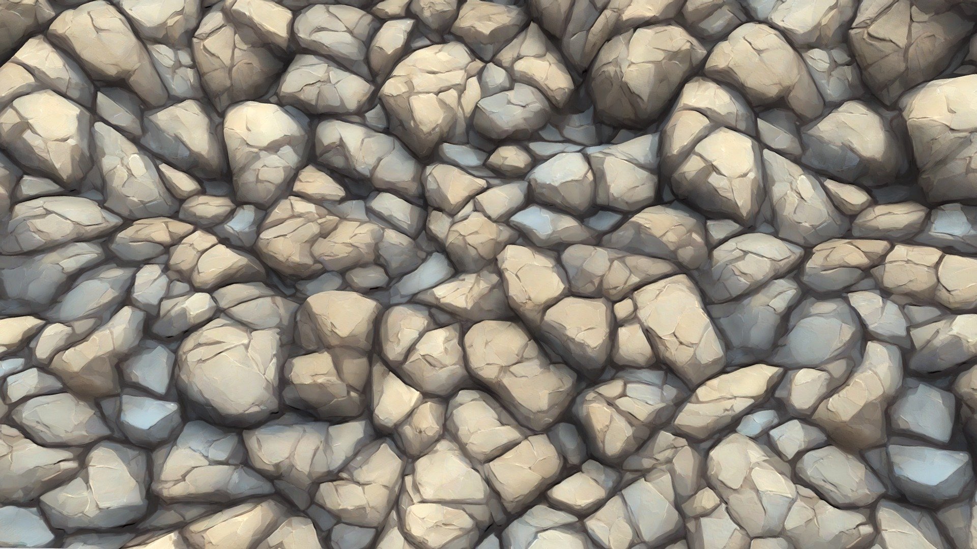 Stylized Rock v1 Seamless Texture - Buy Royalty Free 3D model by ...