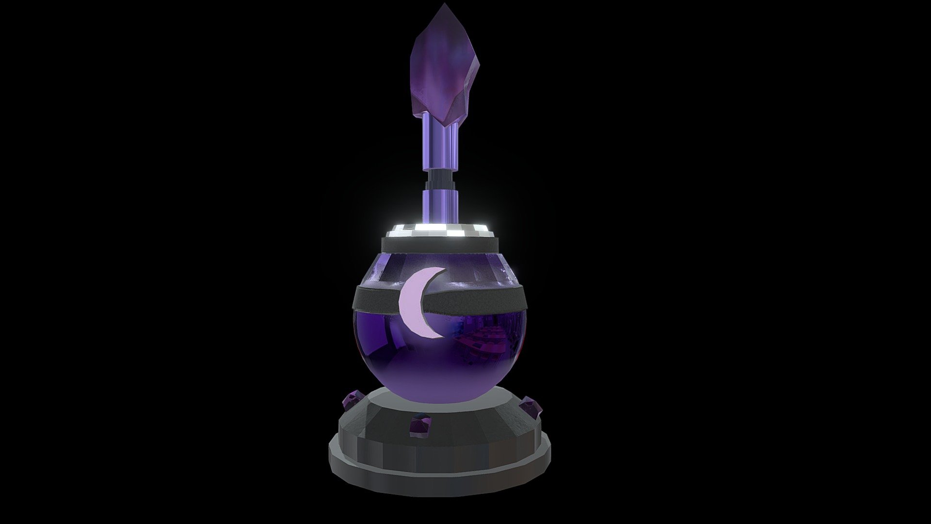 Purple Moon Perfume - 3D model by Kell (@art.kellyy) [7f3aca6] - Sketchfab