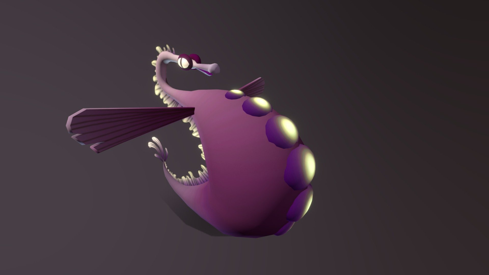 Sea Creature - 3D model by aemelies [7f3b057] - Sketchfab