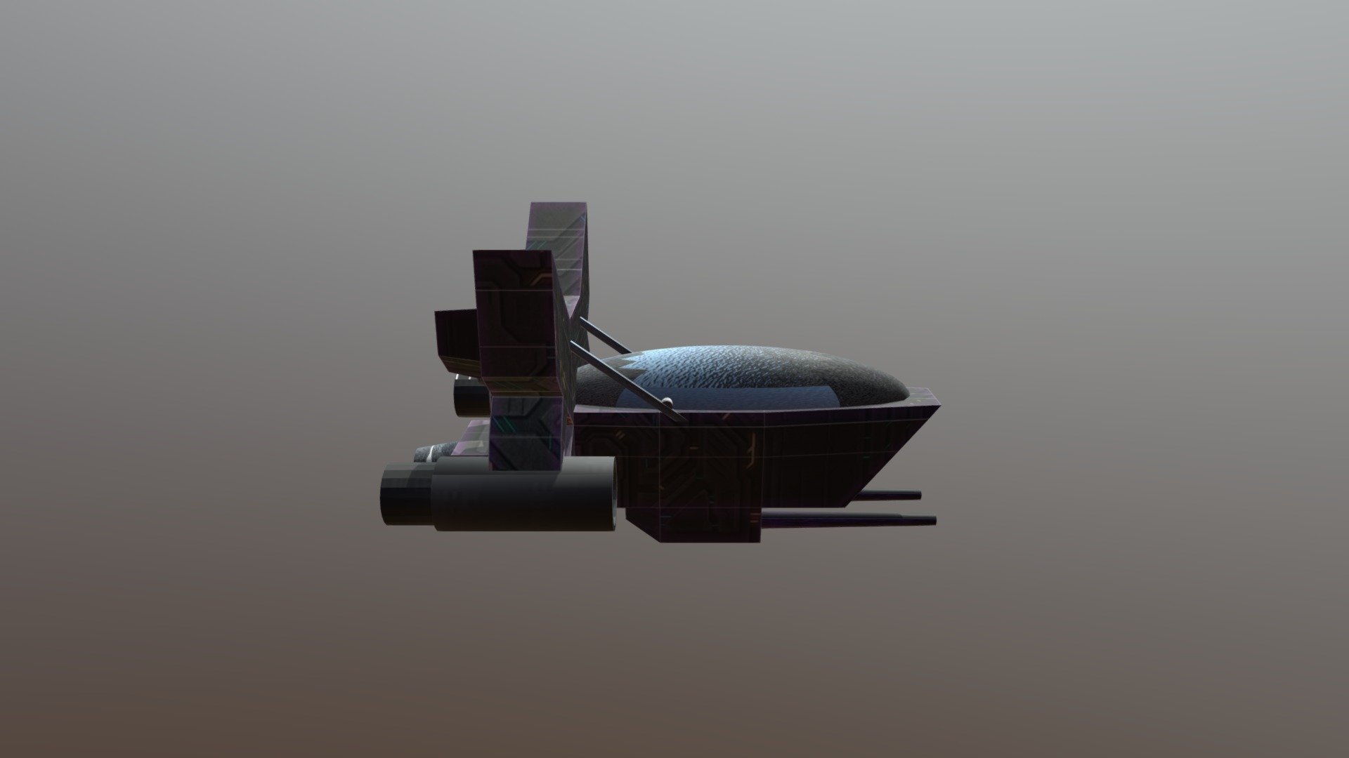Spaceship Fin - 3D model by OoPearsyoO [7f3c757] - Sketchfab