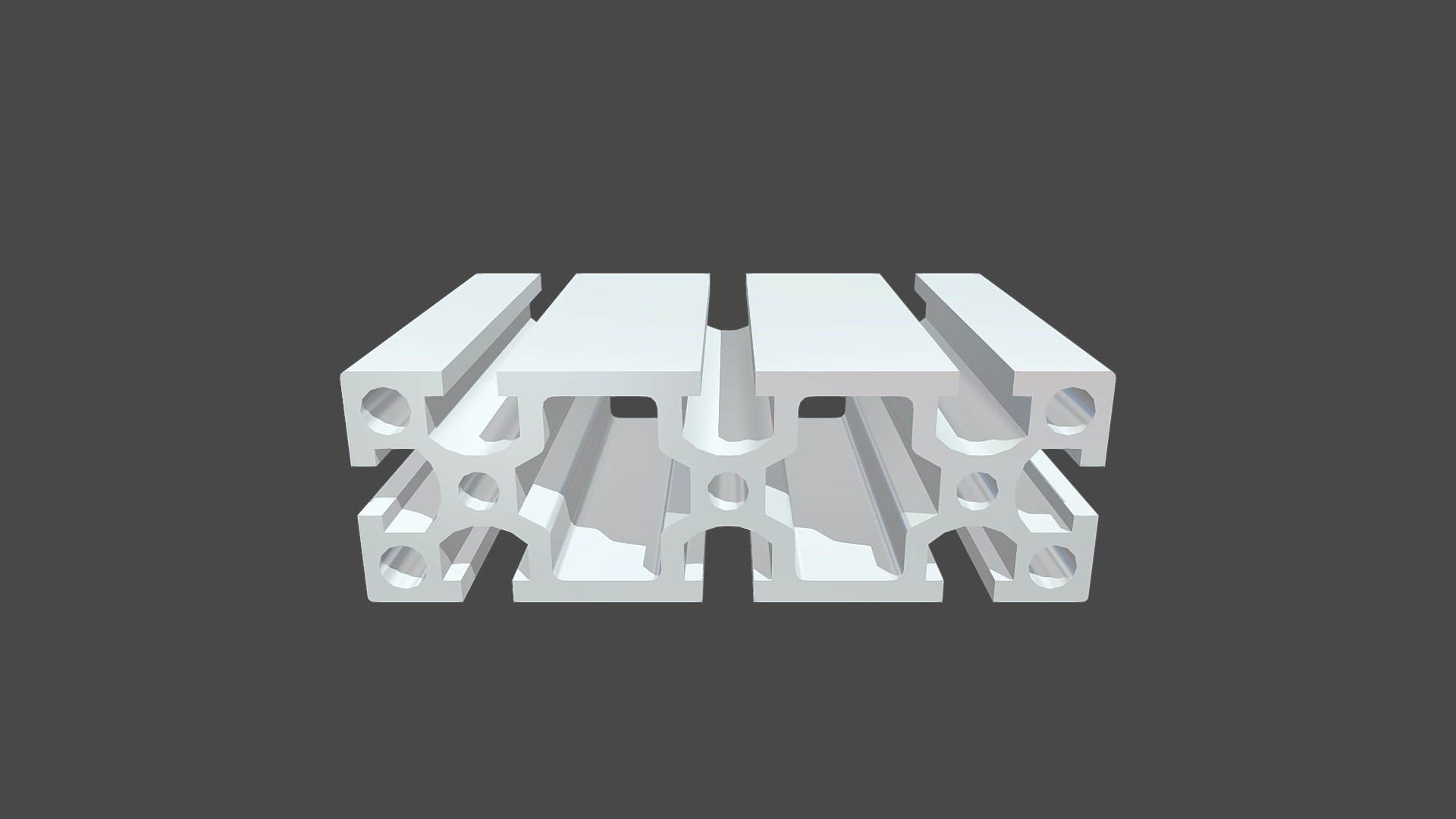 【EFS-40120 鋁擠型】40x120 - Aluminium Extrusion - 3D model by 明銳機械股份有限公司 ...
