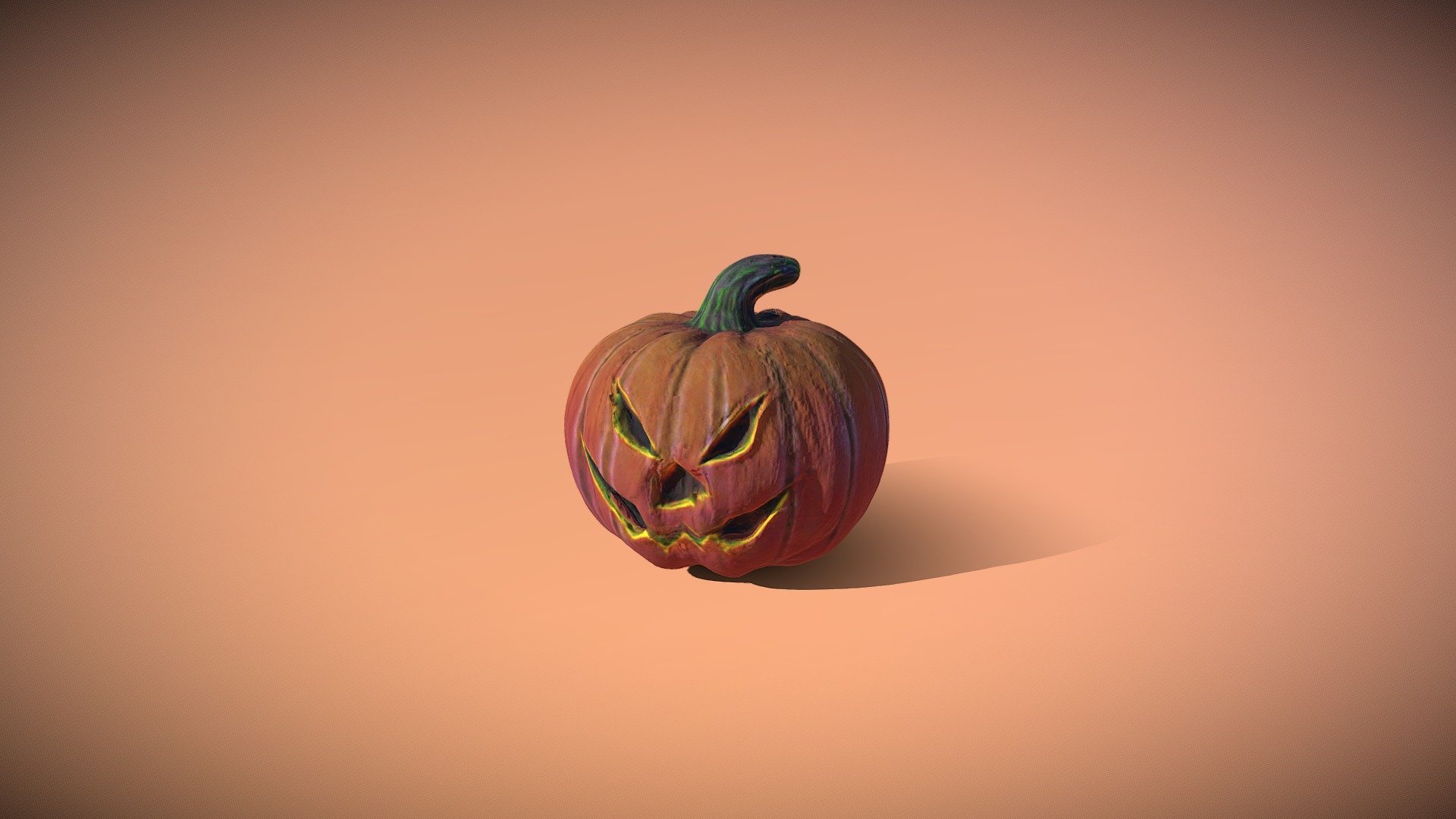 Stylized Pumpkin - Buy Royalty Free 3D model by AssetSource [7f3e5da ...
