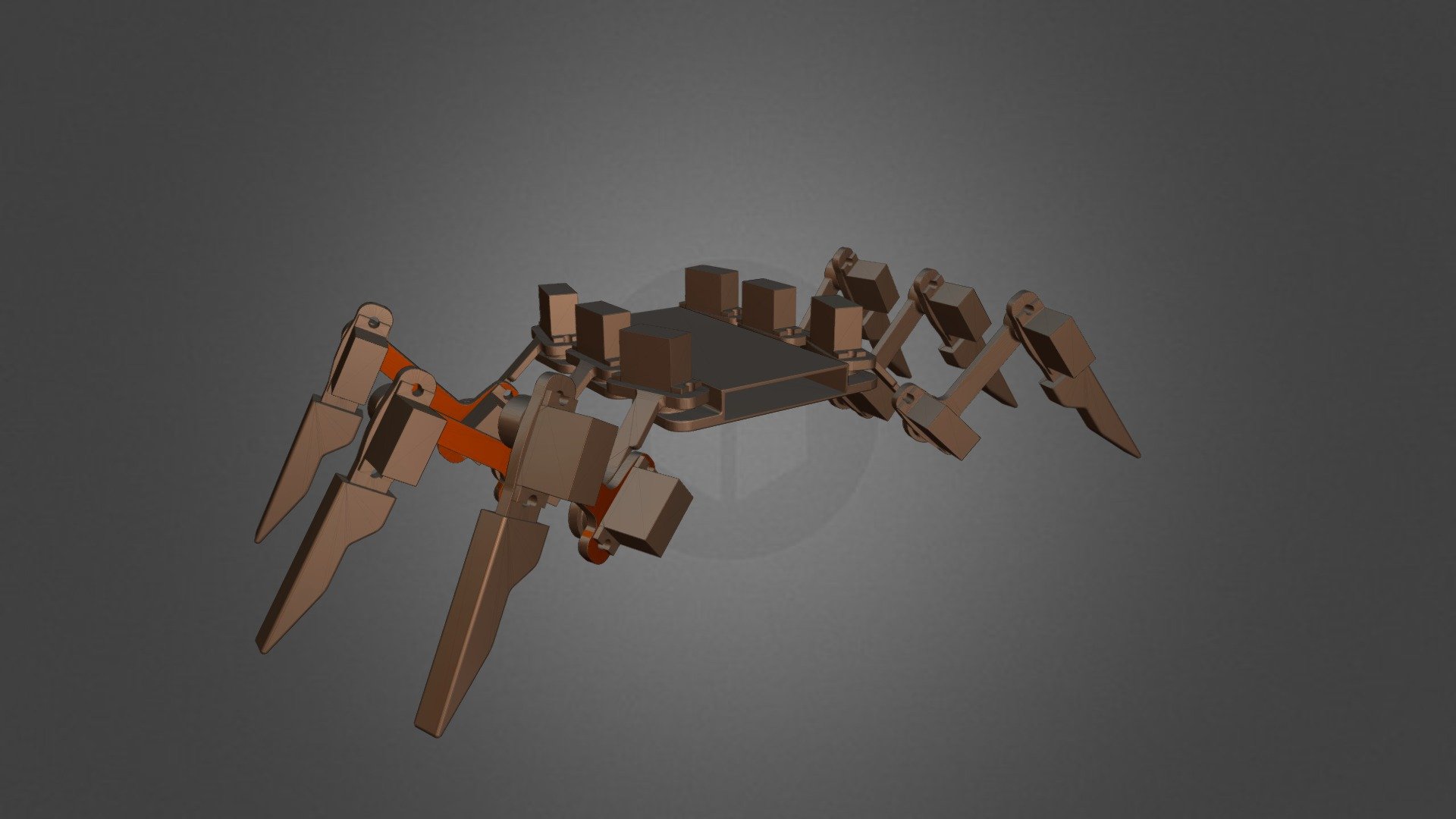 Spider Robot - 3D model by mali68347 [7f3e99b] - Sketchfab
