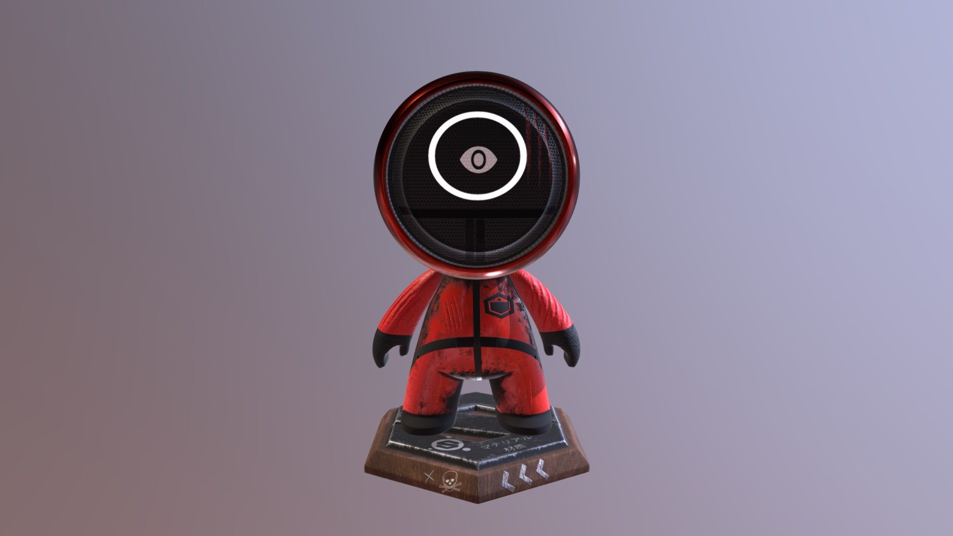 MEET MAT 3 - SQUID GUARD 2nd ! - 3D model by Rahul Mridha ...
