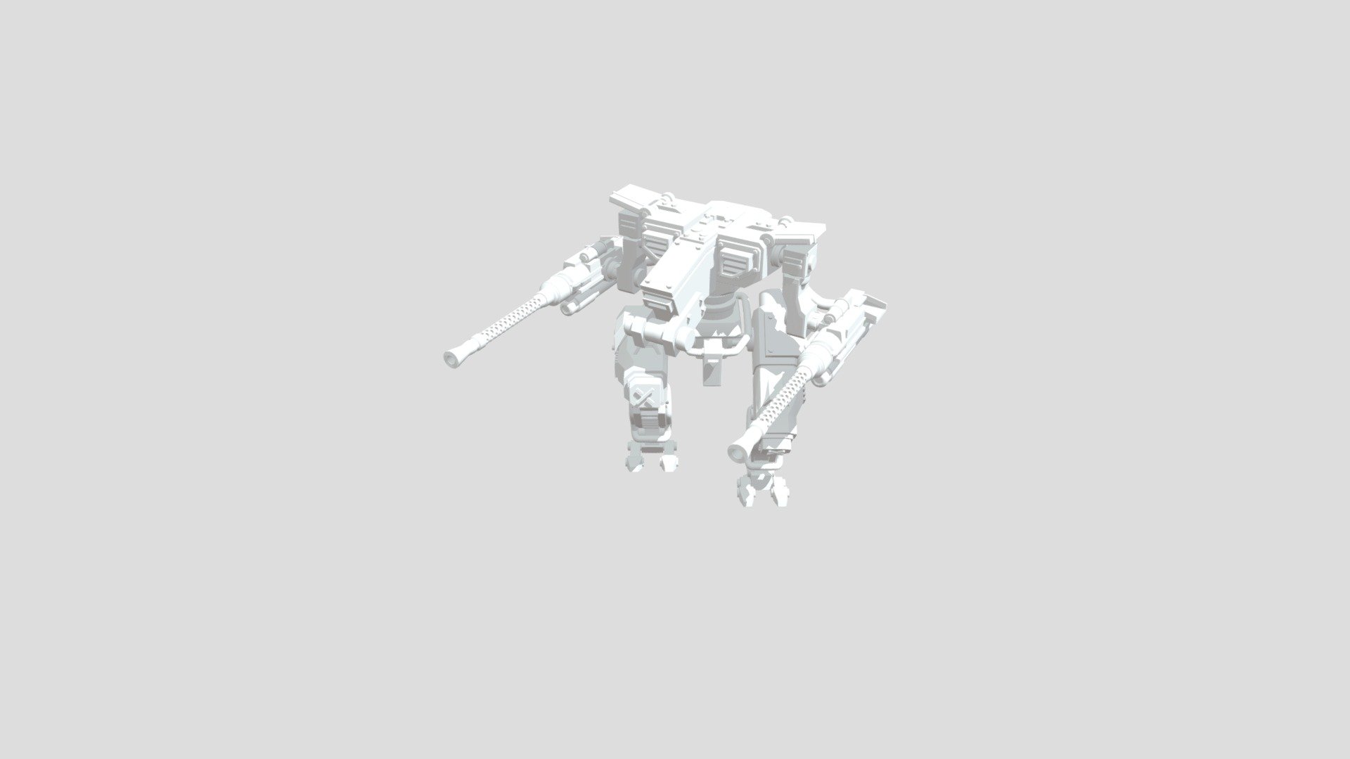 Diesel Punk Heavy Mech 2 - 3D model by Bernat Michal (@bernat.mich ...