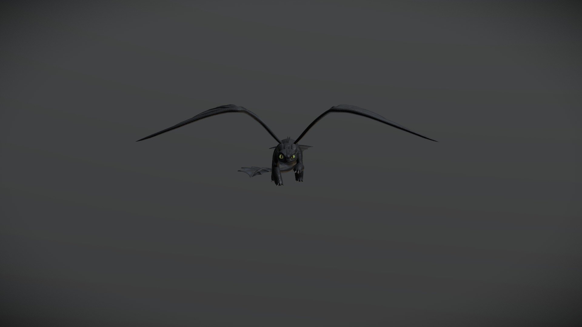 Toothless - 3D model by Robert-A (@B_Robert) [7f408ee] - Sketchfab