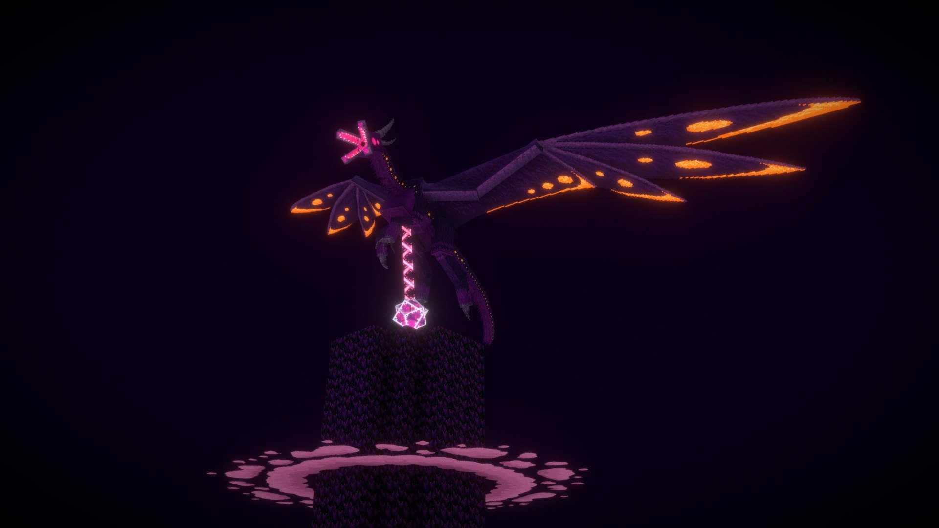 The Ender Dragon - 3D model by Scarlet (@ScarletFire03) [7f409dd ...