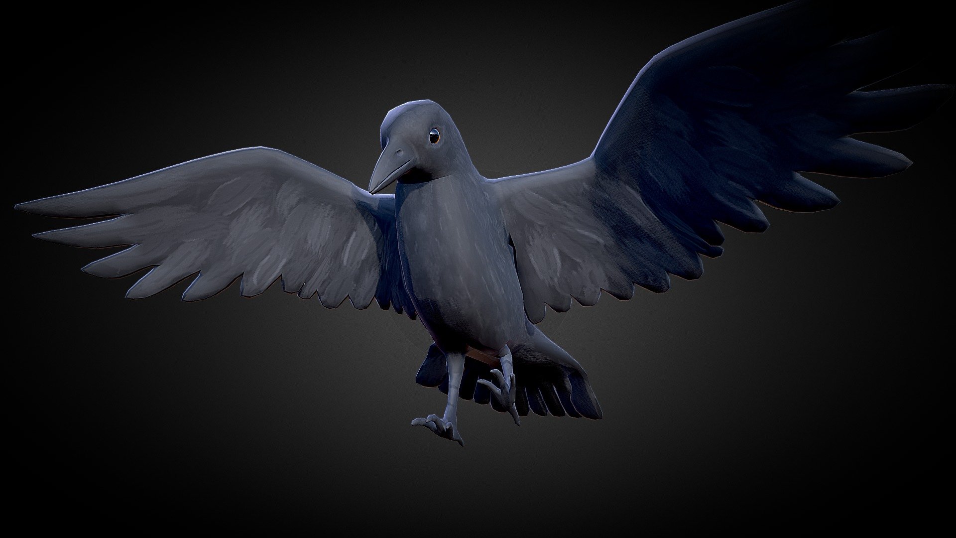 Game ready crow - Download Free 3D model by CharlieCatling [7f41fdc ...