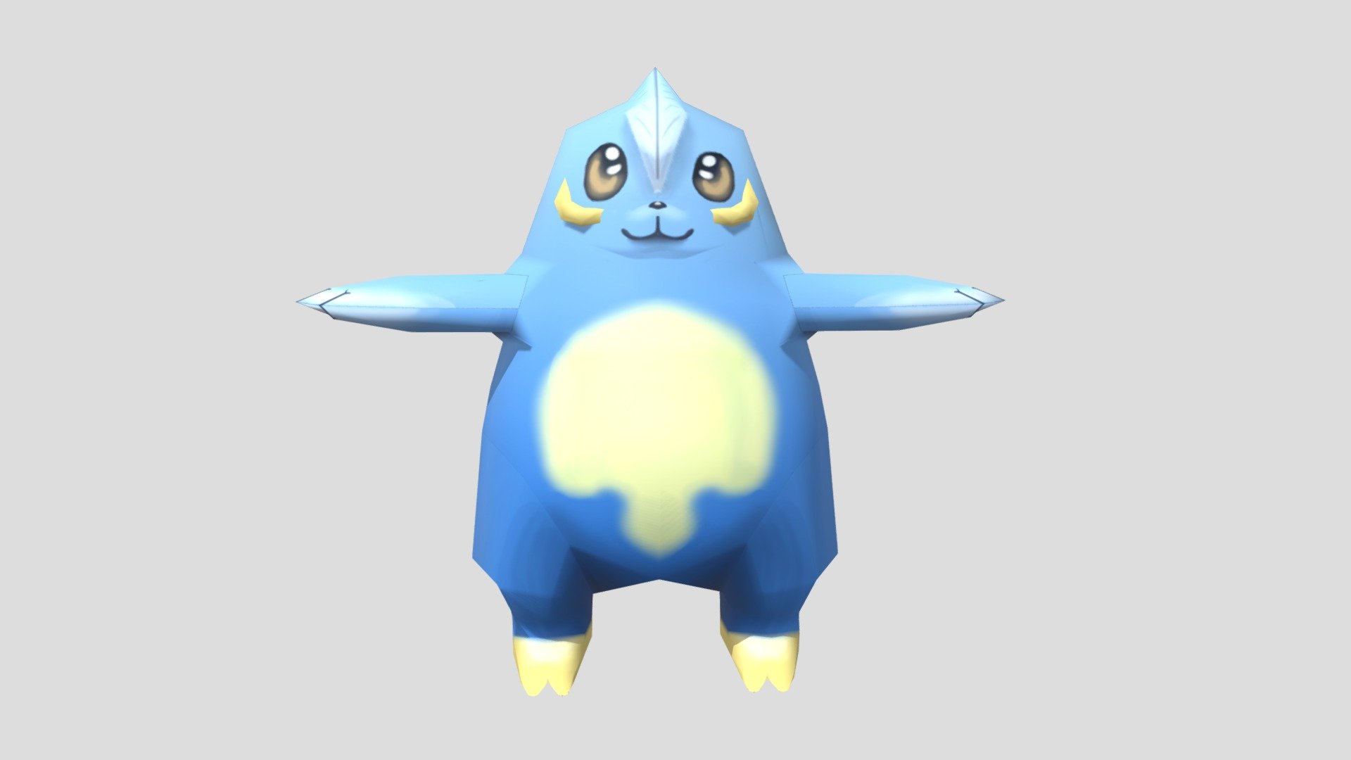 Water Starter - Fakemon - 3D model by Victor Batata (@wooxtile ...
