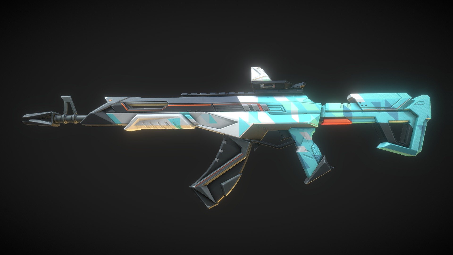Assault Rifle #2 - Buy Royalty Free 3D model by Luke Huie (@luke.huie ...