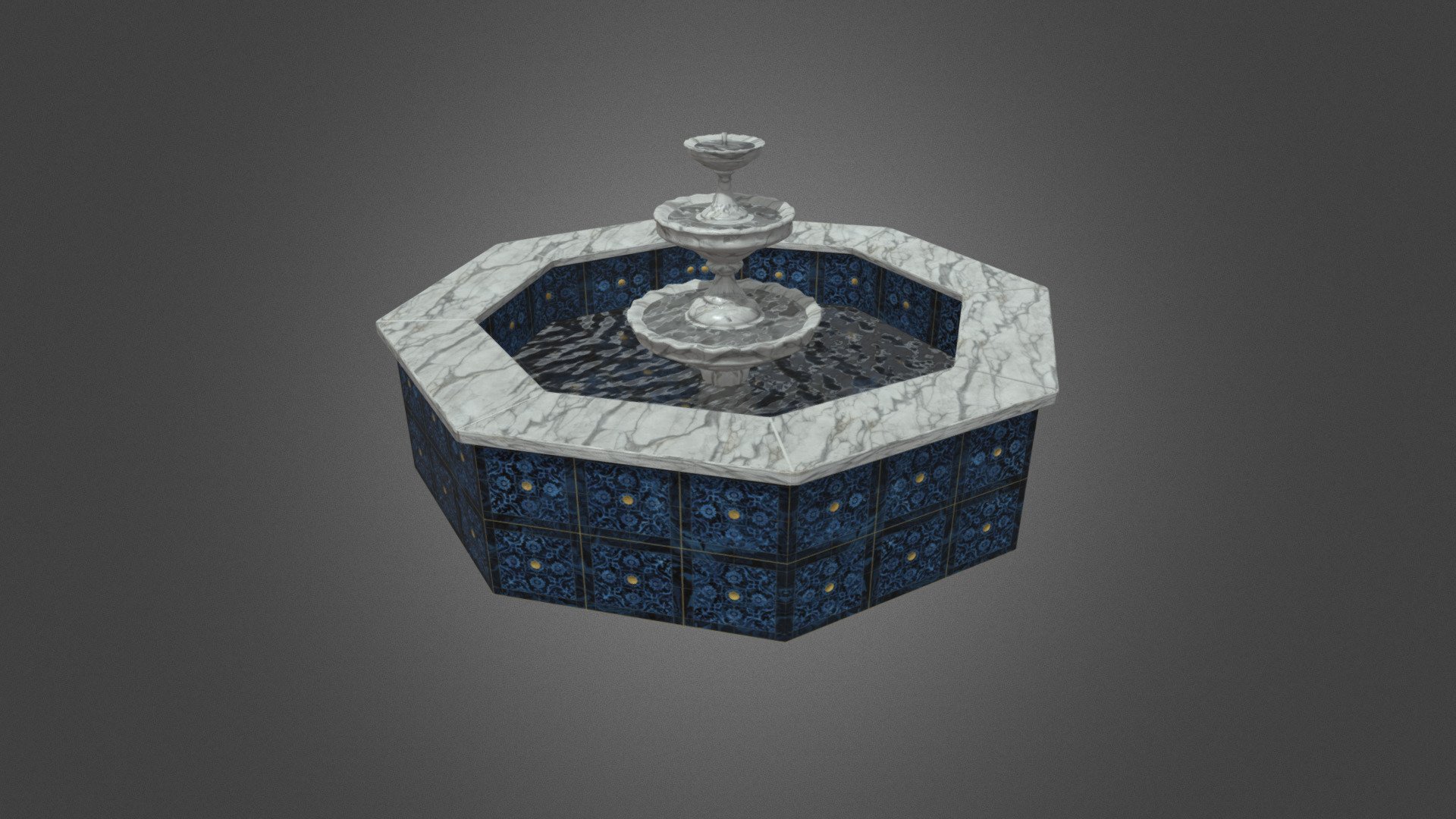 oriental fountain - Download Free 3D model by Kinan Qazan (@kinan.qazan ...