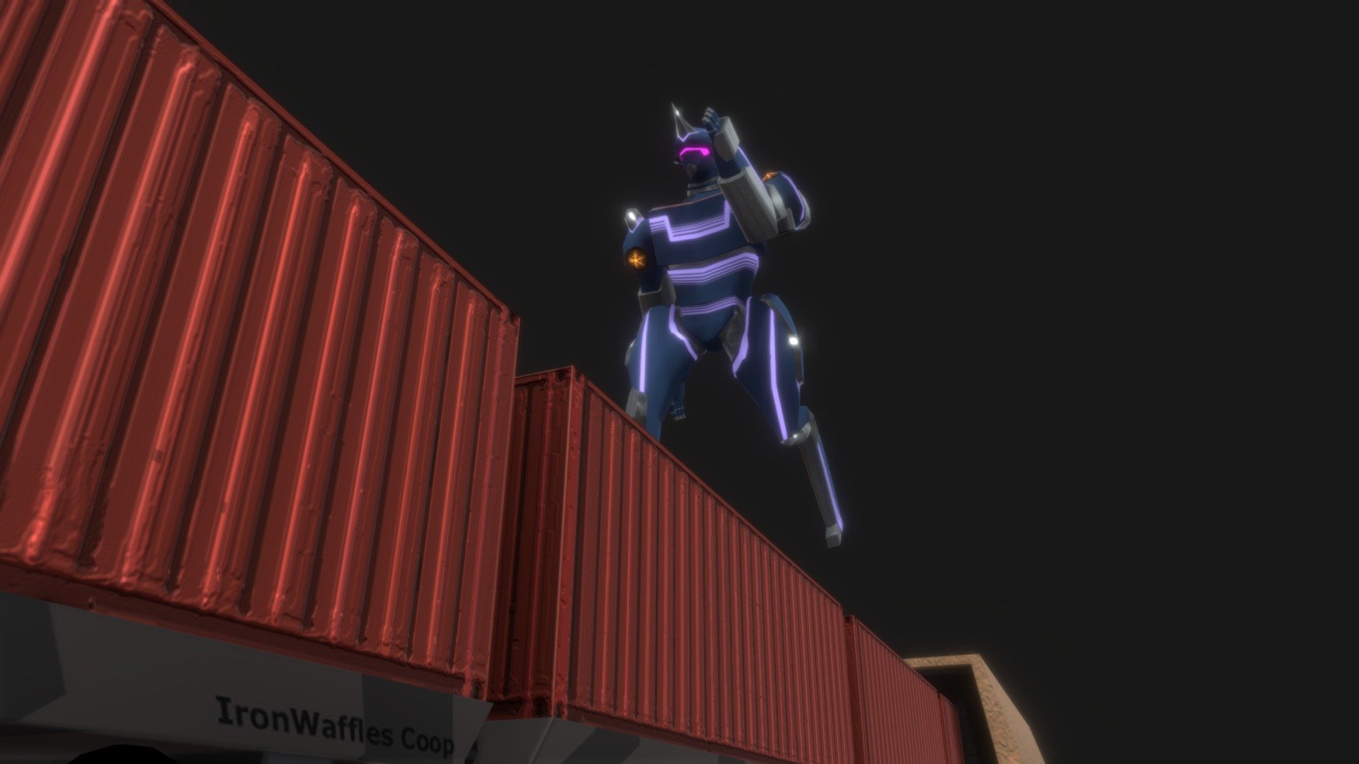 Mecha On Train - Download Free 3D model by IronWaffles23 [7f47223 ...