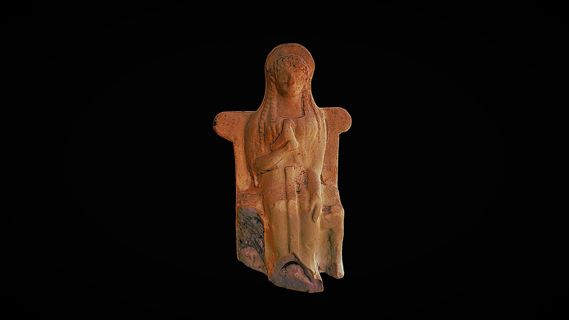 Statue of sitting Demeter, 4th century BC - 3D model by Vasily Novikov ...