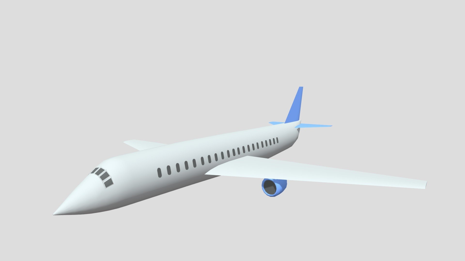 Basic Jet Plane - Download Free 3D model by fthylmaz [7f4a42a] - Sketchfab