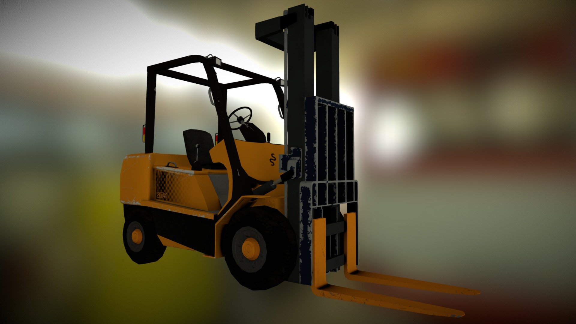 Forklift - 3D model by Dokyo [7f4bacd] - Sketchfab