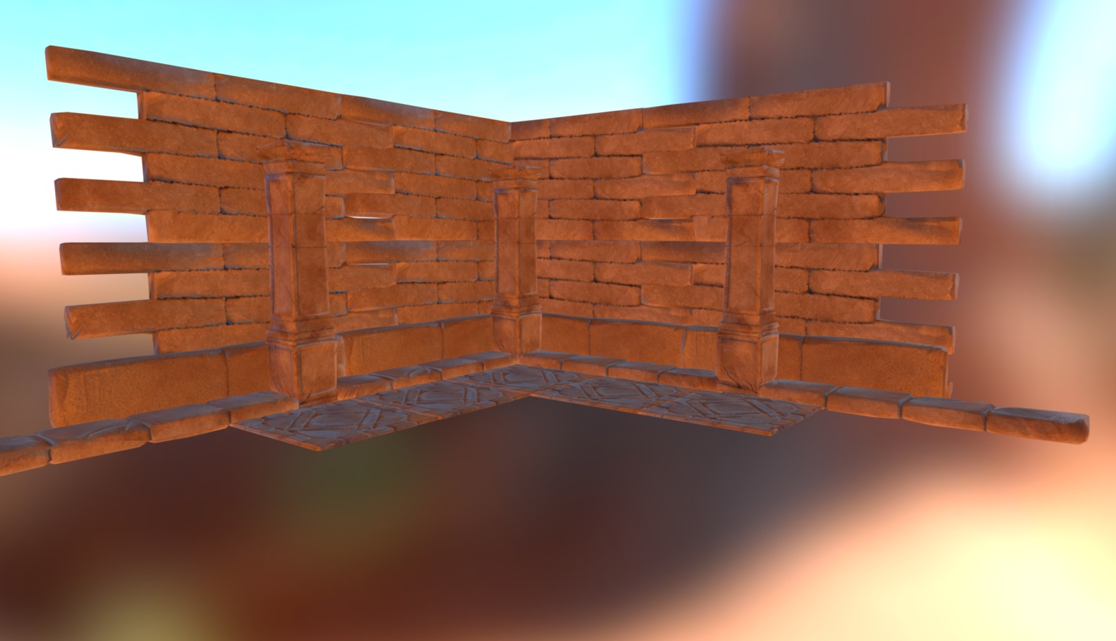 Sandstone Temple - 3D model by lizzybepainting [7f50818] - Sketchfab