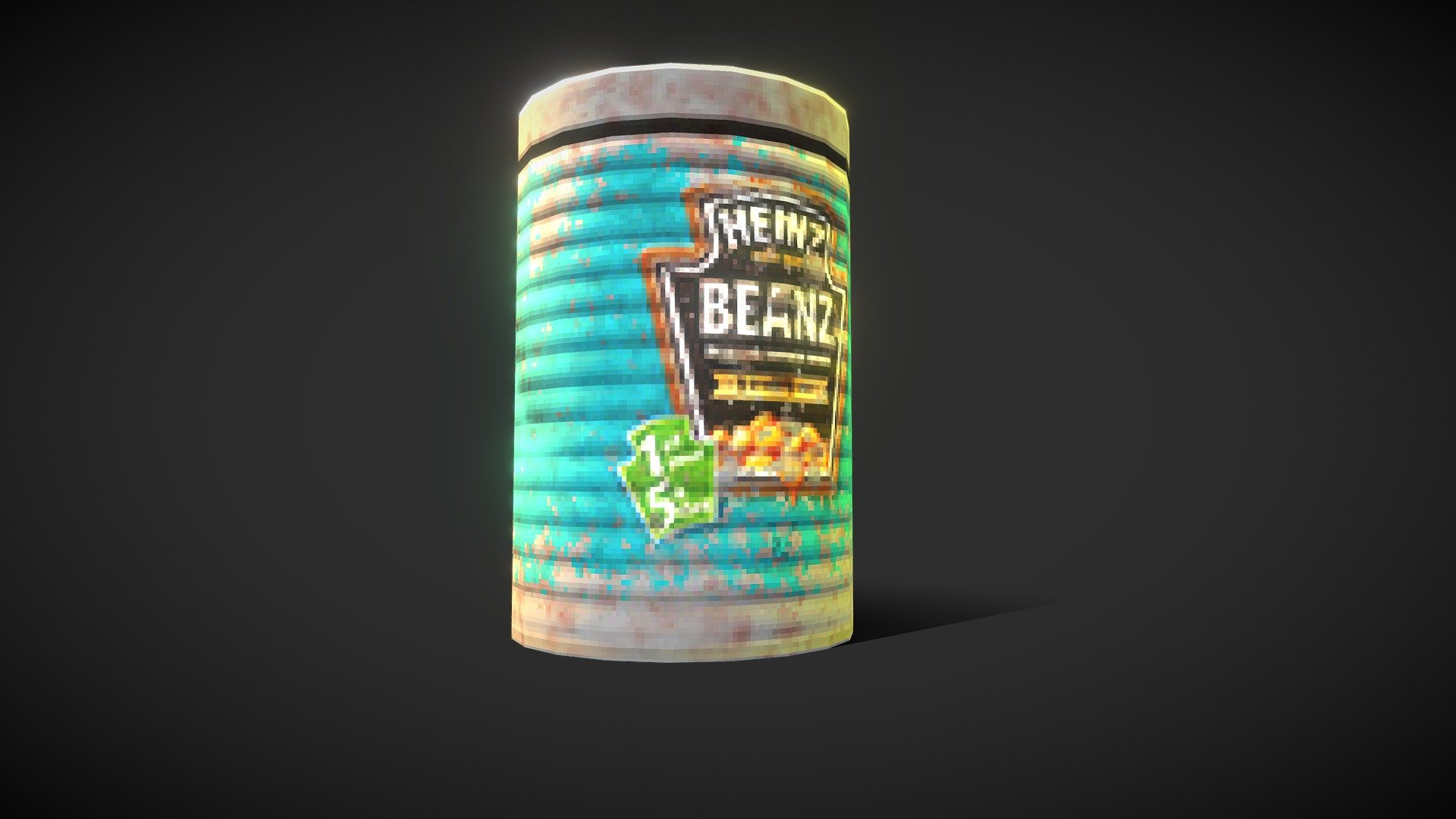 Rusty Heinz Beans Can - Download Free 3D model by JurassicJaw ...