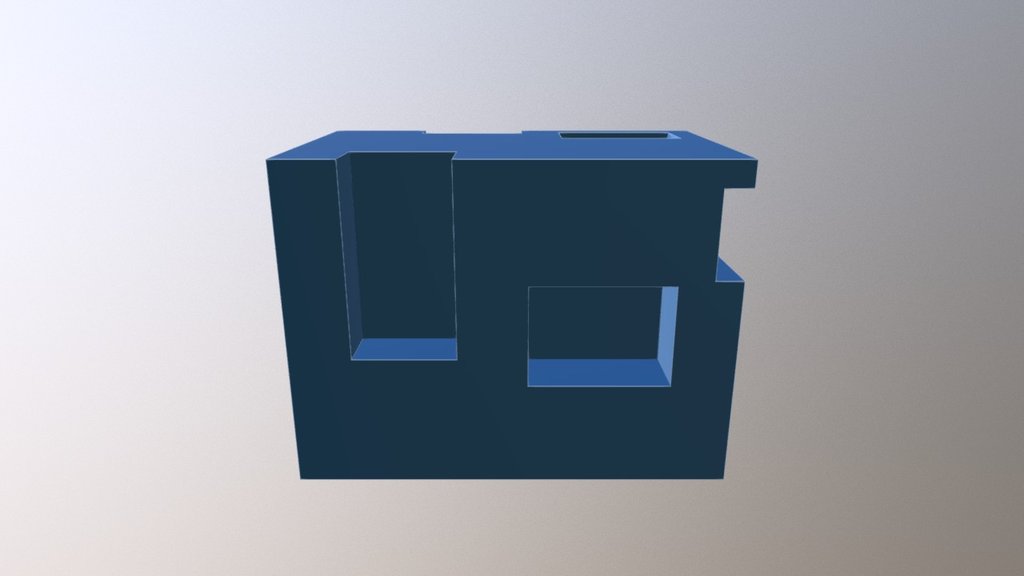 Cube bleu - 3D model by antoineakhras [7f53ab2] - Sketchfab