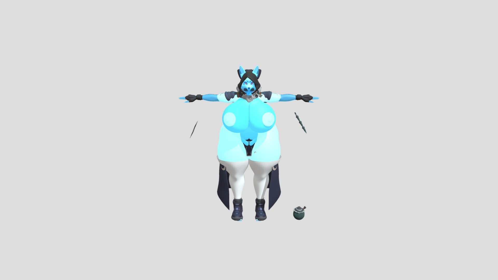 Kitsune Furry Kiriko I Kv1ninja - Download Free 3D model by ...
