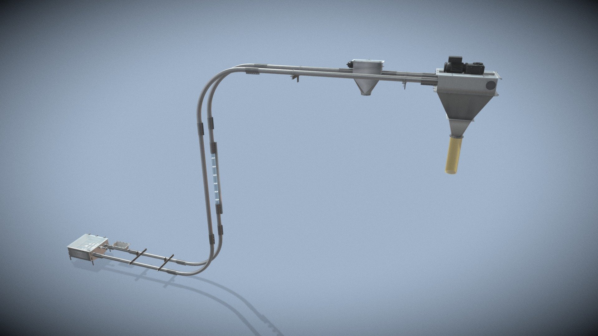 CABLEVEY HVH STRAIGHT SYSTEM - 3D model by Cablevey Conveyors ...
