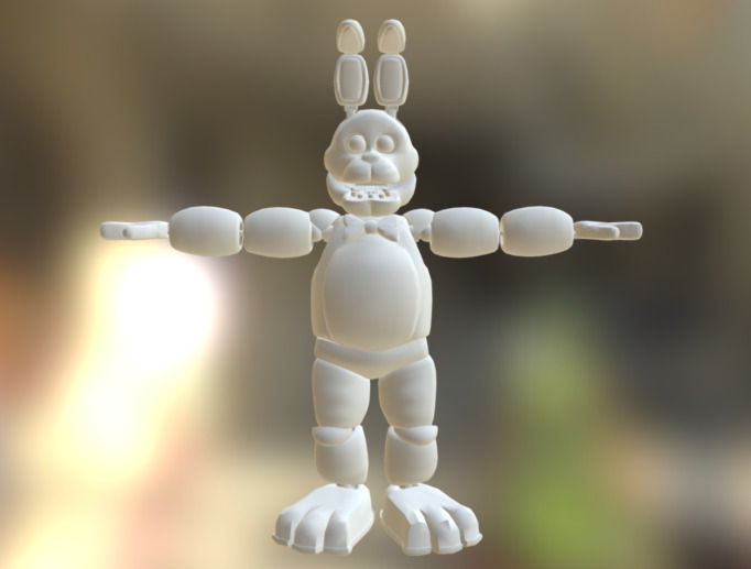 BONNIE THE BUNNY new model - Download Free 3D model by laulaublender ...