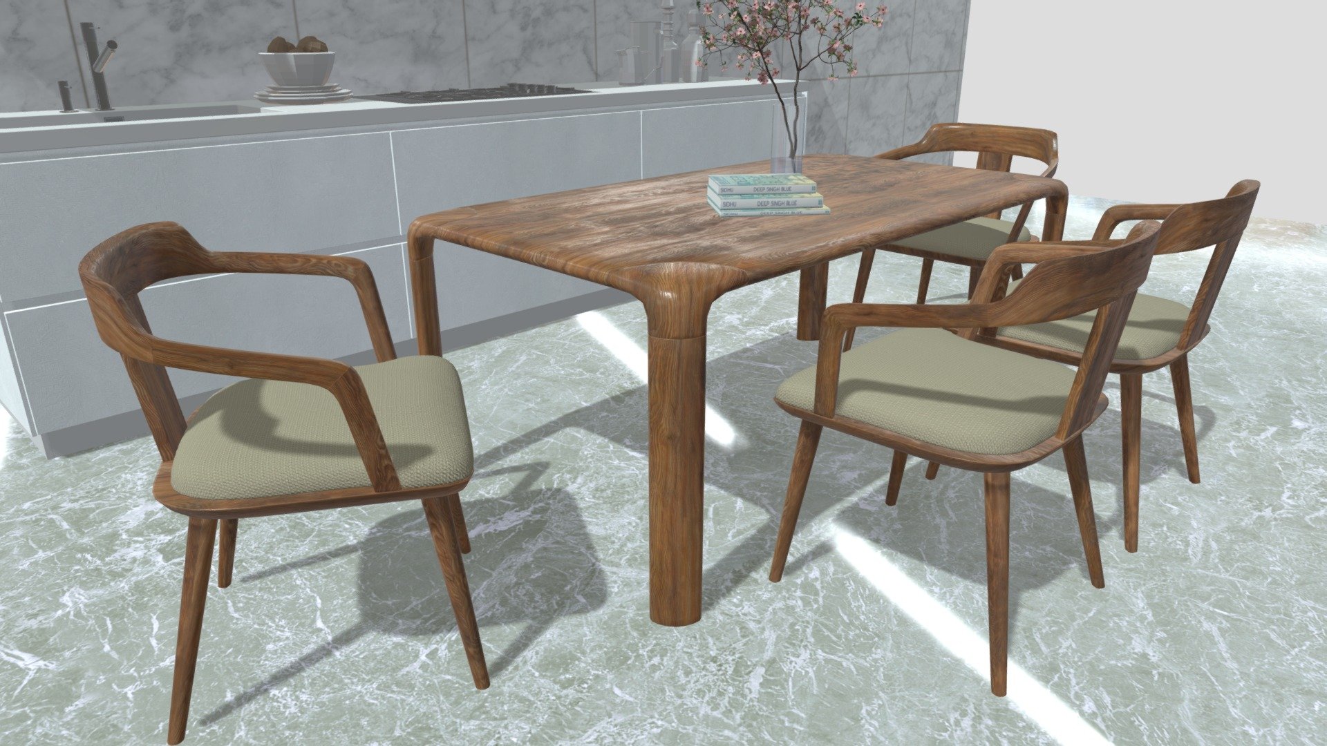 int_kitchen - 3D model by subani [7f560bd] - Sketchfab