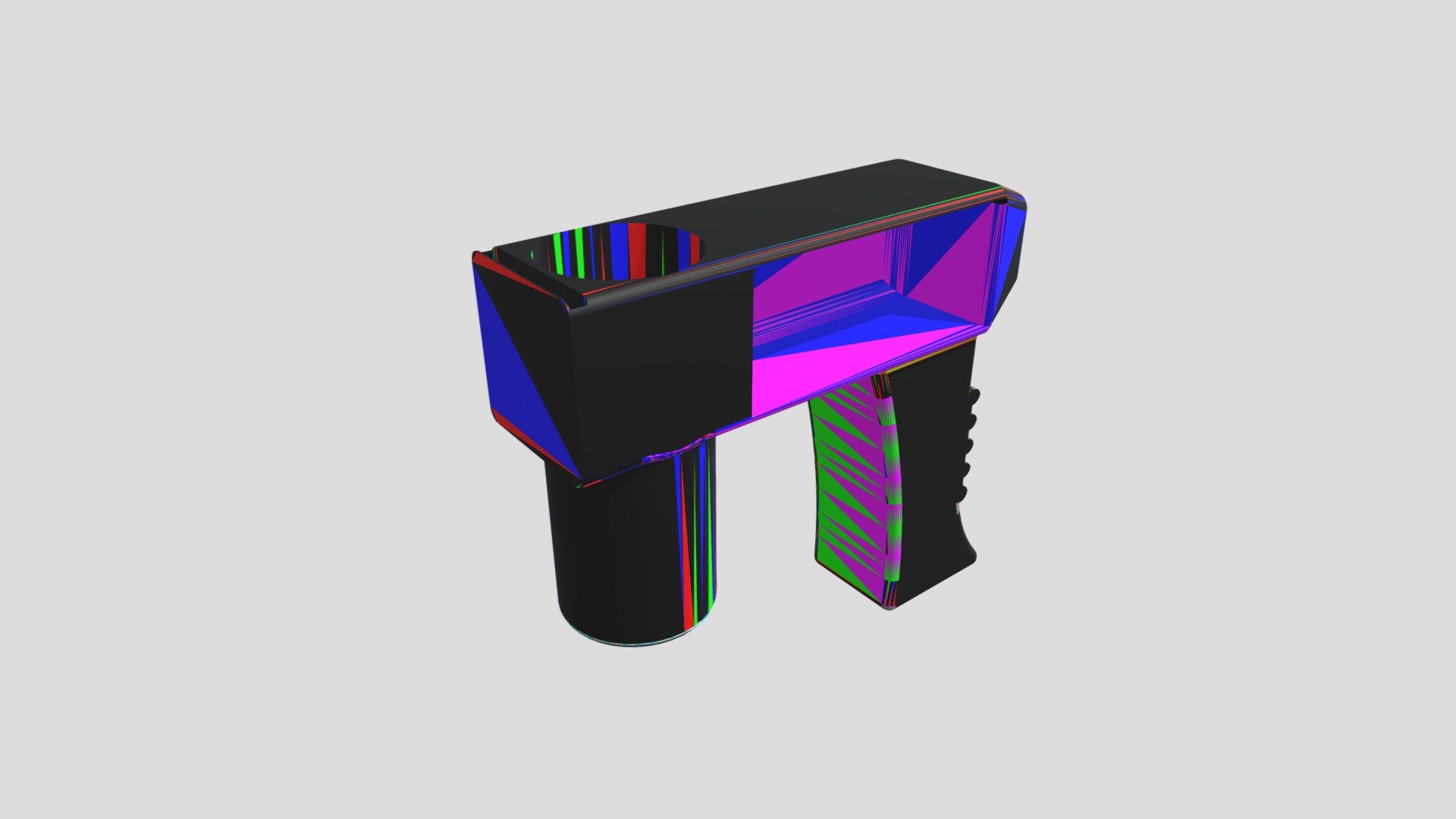 Bubble gun prototype - 3D model by sequeira [7f566e3] - Sketchfab