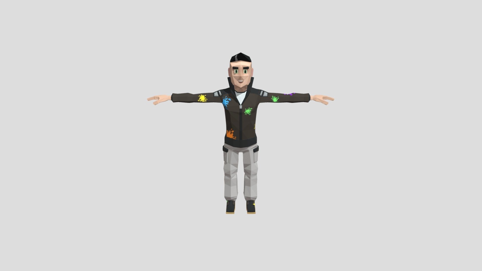 Color Man - 3D model by titunin [7f586a0] - Sketchfab