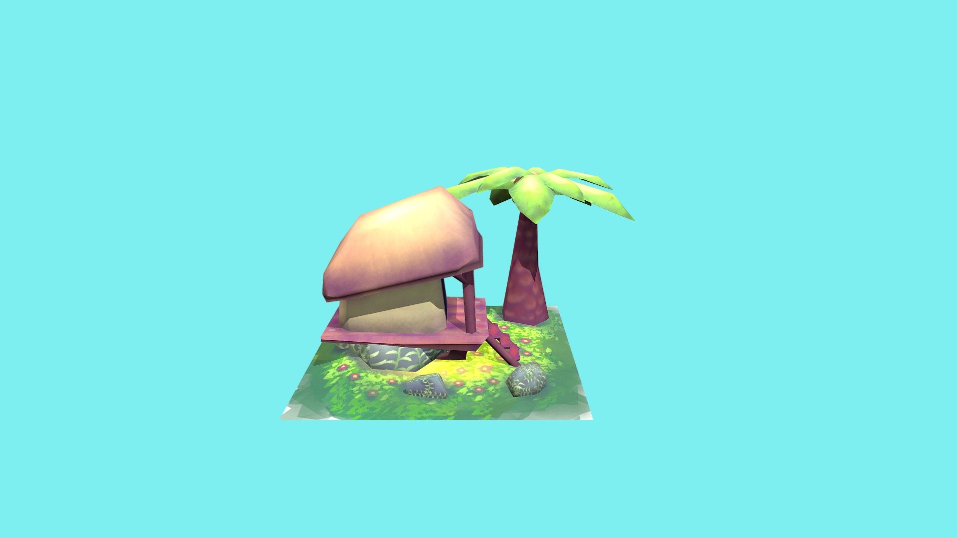 Little Hut - 3D model by raydolitoart [7f592ff] - Sketchfab