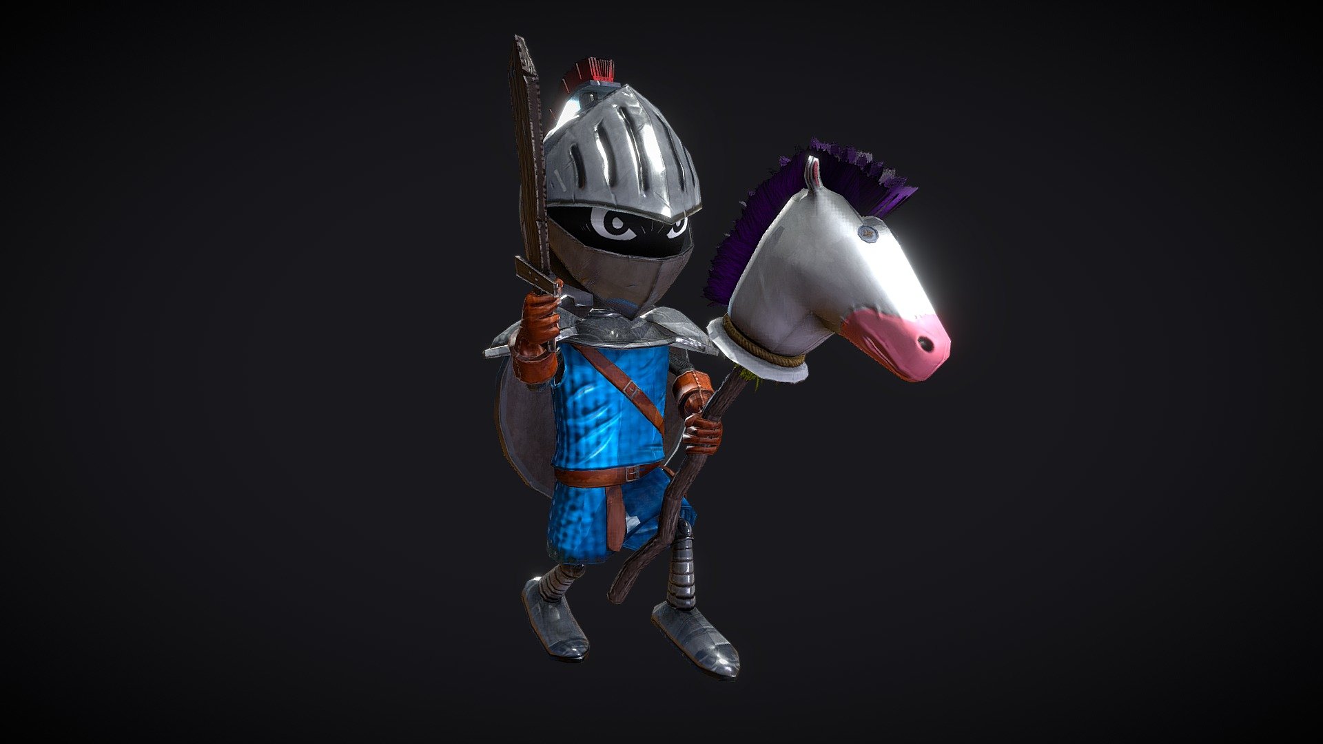 Stylized Knight - 3D model by ion_omat [7f59f3d] - Sketchfab