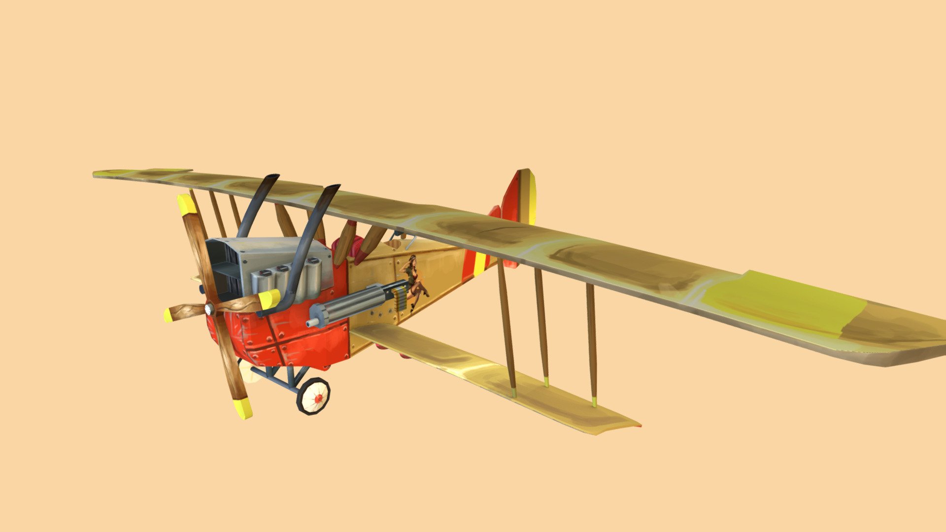 RE.8 plane assigment - 3D model by rooku [7f5a941] - Sketchfab