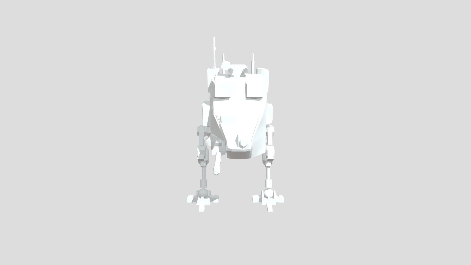 Wallhammer Walker make in 3d Max Low Poly - 3D model by gedas_ala ...