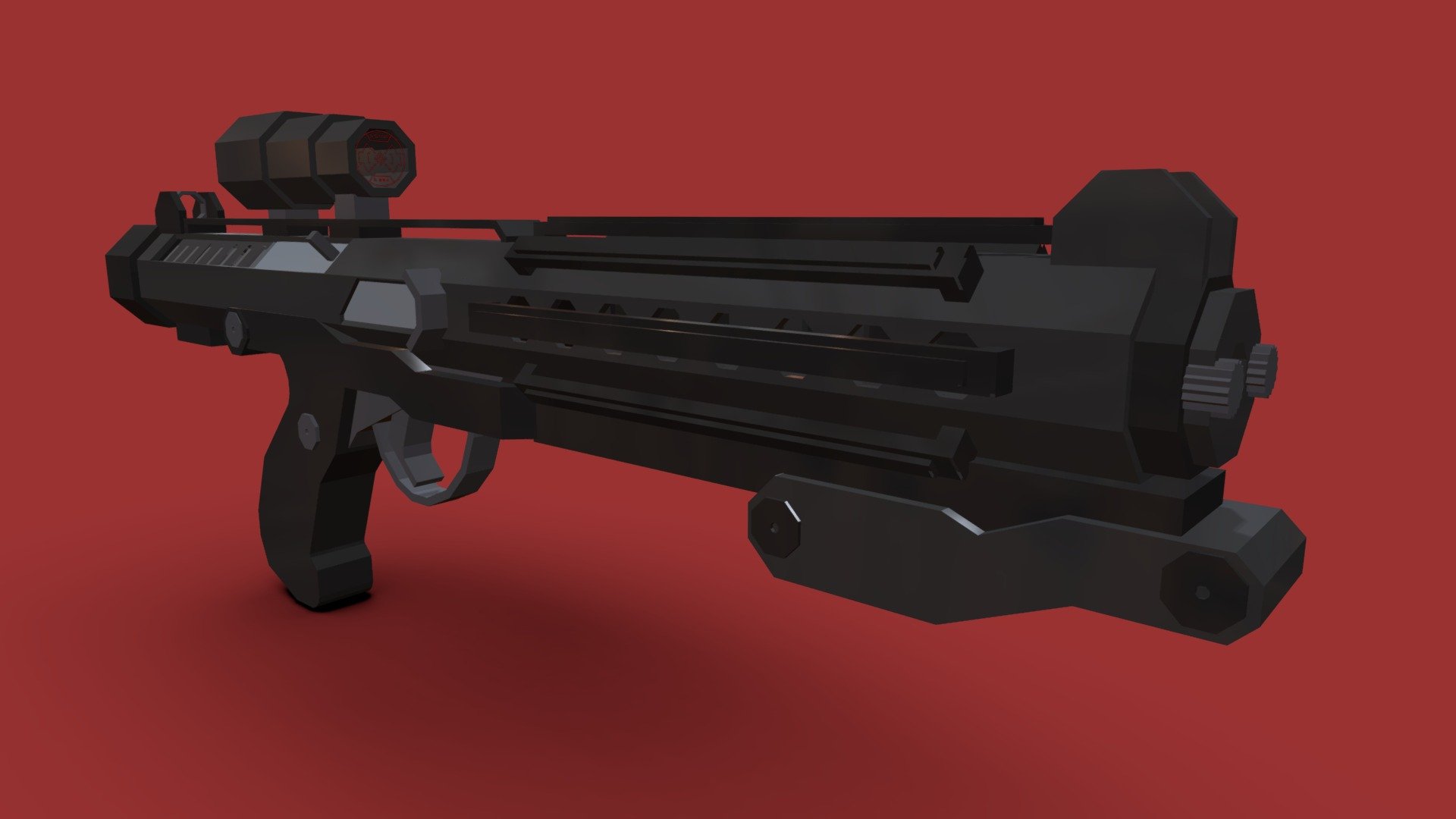 E-11 Blaster Rifle - Minecraft - 3D model by LZBlocks [7f619a3] - Sketchfab
