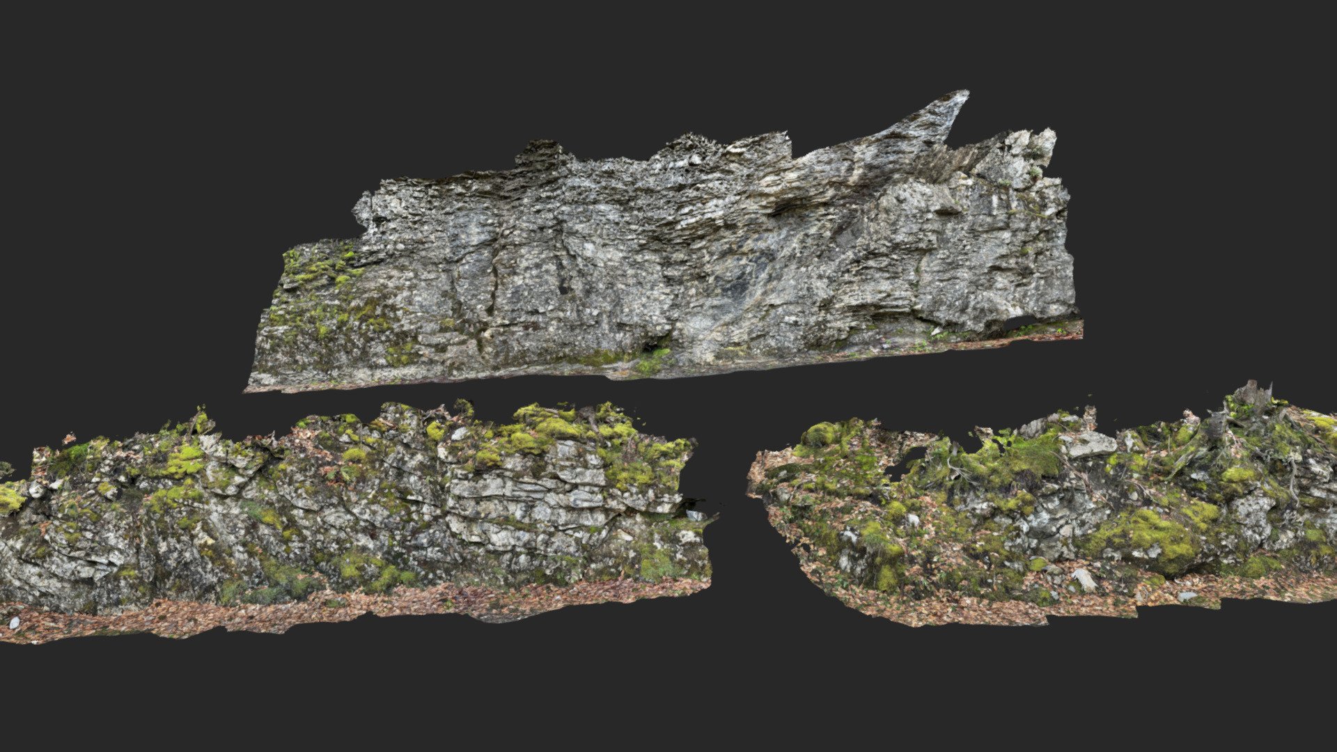 mossy rocks from forest lidar scan - Download Free 3D model by zexell [7f61e84] - Sketchfab