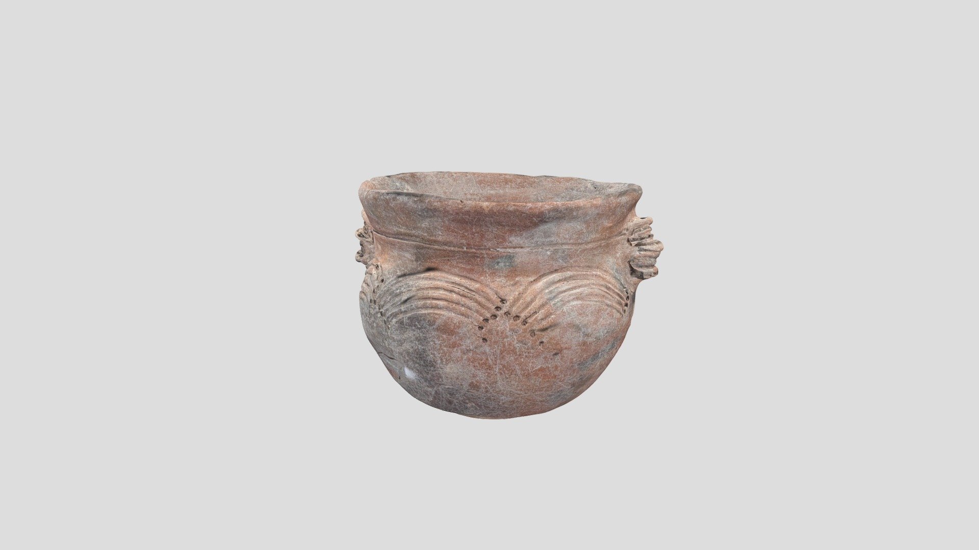 Olla decorada (AR-BV-250) - 3D model by centroleon [7f6216d] - Sketchfab