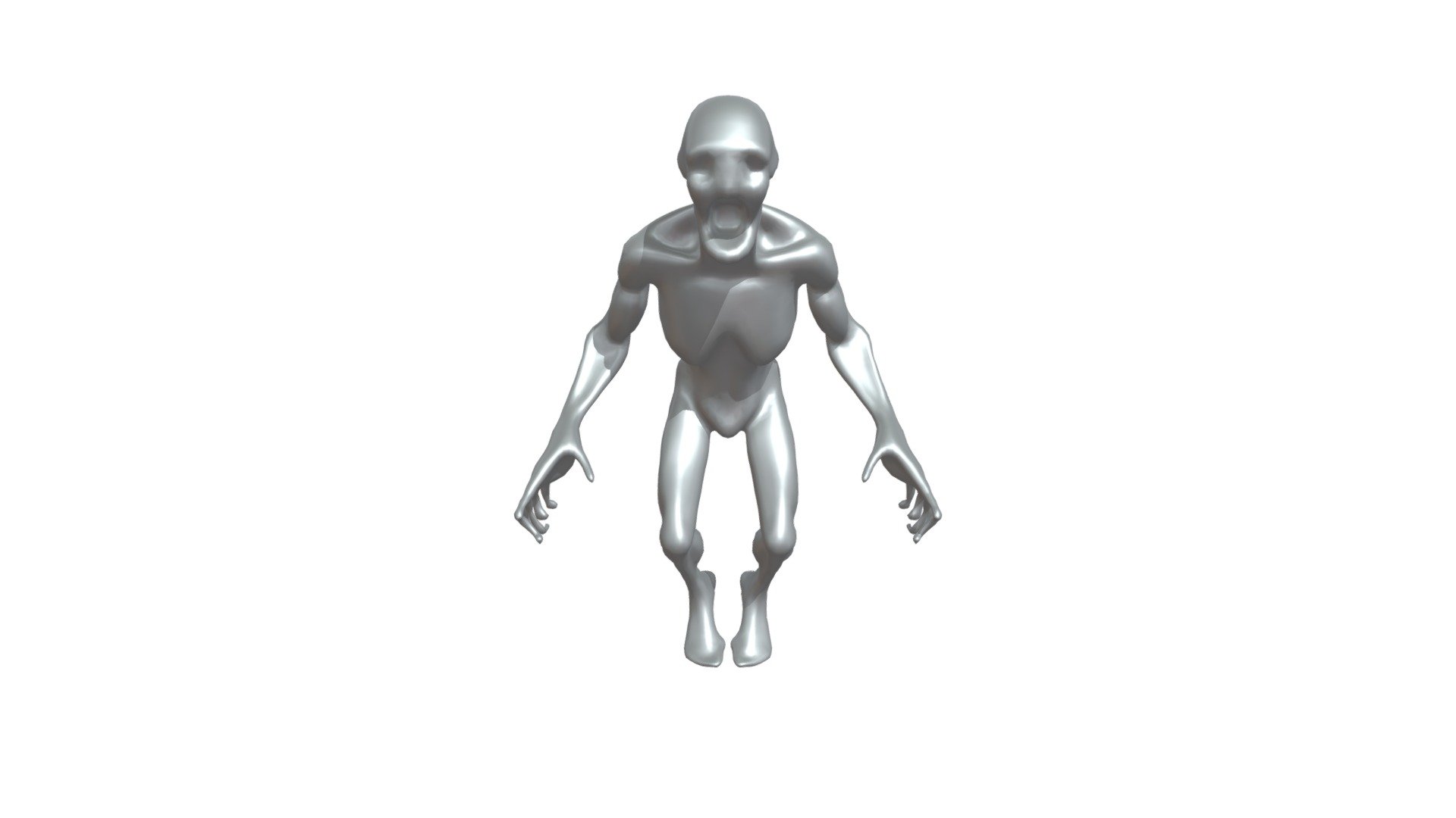 Zombie-like creature - 3D model by shepaldo [7f62be4] - Sketchfab