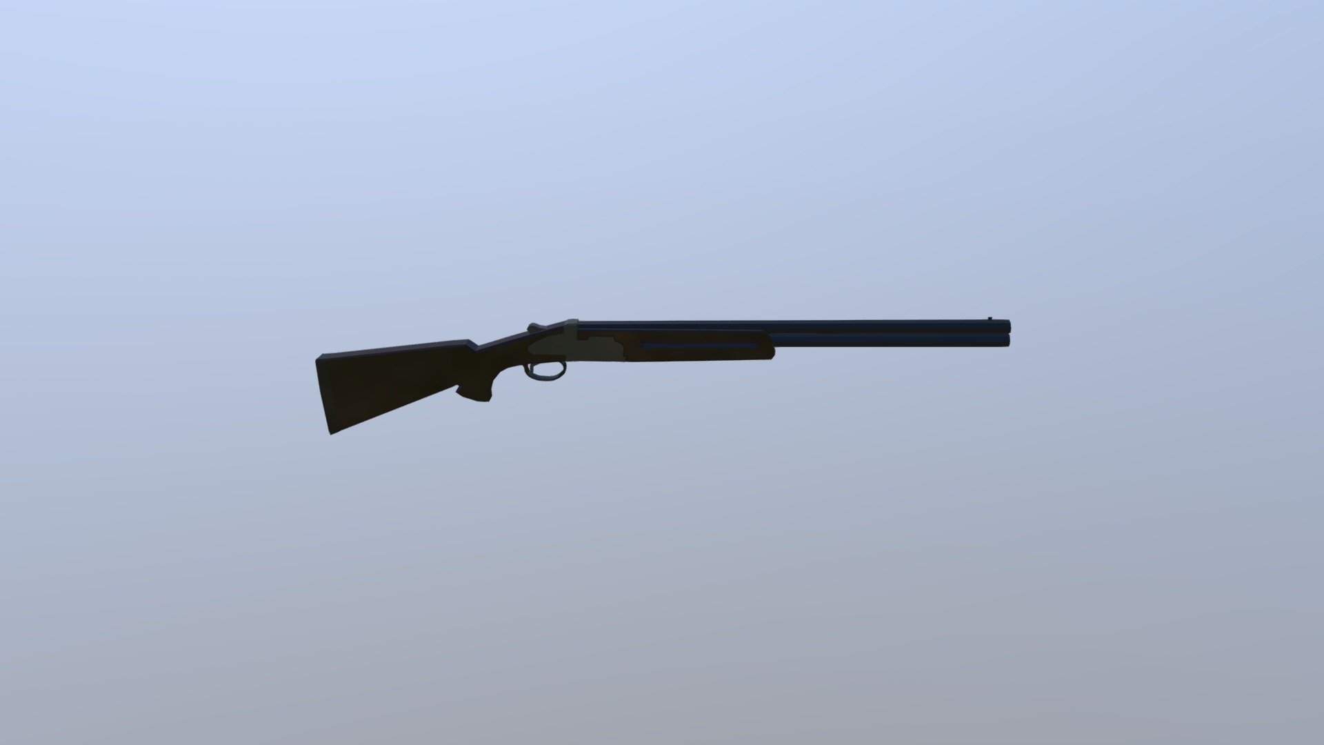 LowPoly Double Barrel Shotgun | After the Light - 3D model by Mr ...