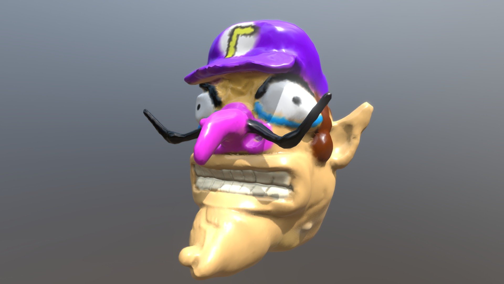 Waluigi - 3D model by RoboGerbil [7f645c8] - Sketchfab