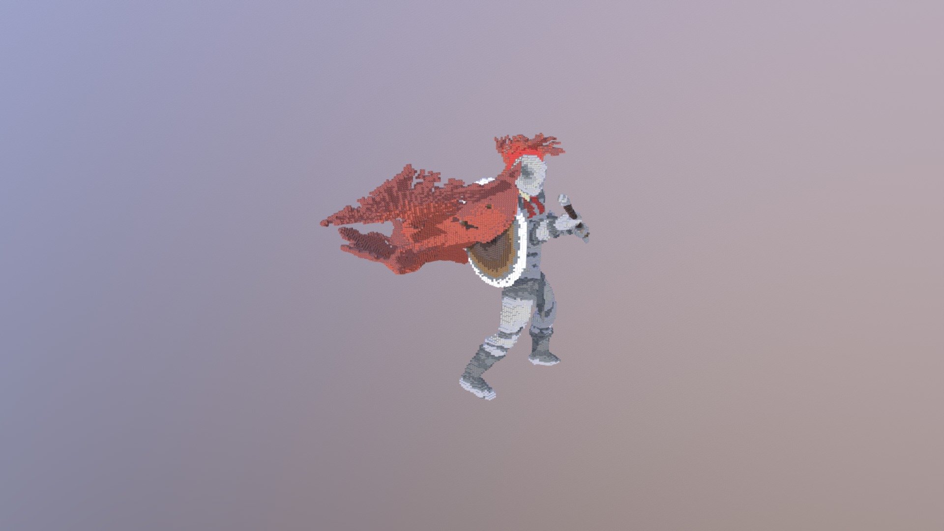 Organic -Arès God of War Minecraft 2018 - 3D model by ExcelsiaTeam ...