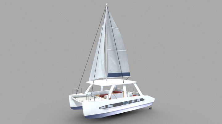 Catamaran 3D models - Sketchfab