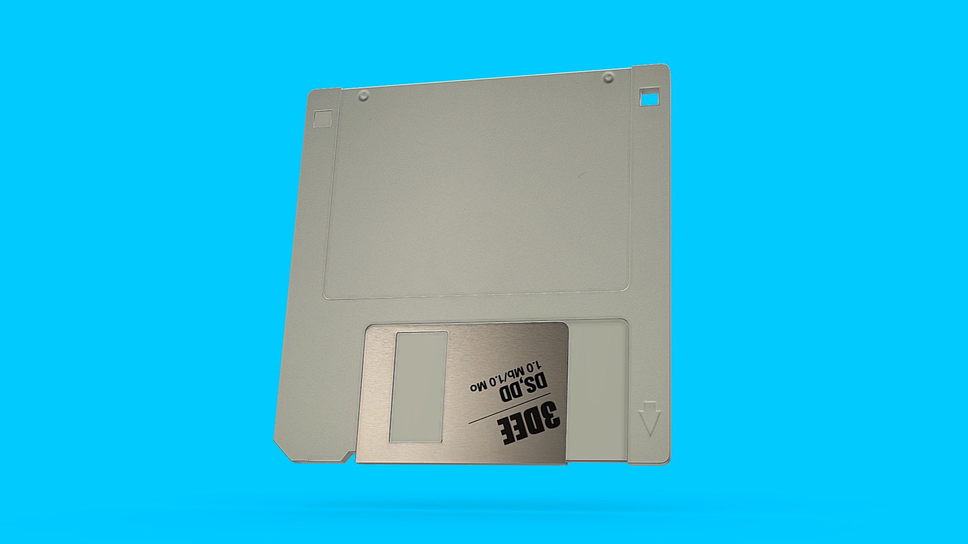 Vintage Floppy Disk 3.5 Inch - Buy Royalty Free 3D model by 3Dee ...