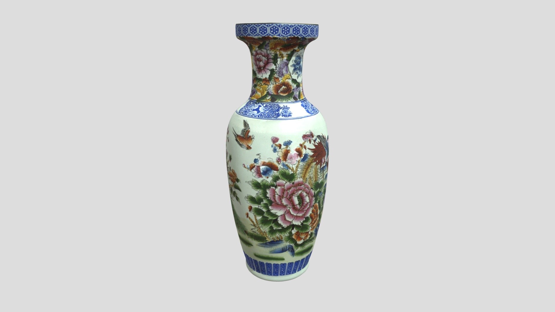 Decorative vase - Download Free 3D model by 1-3D.com [7f682ab] - Sketchfab
