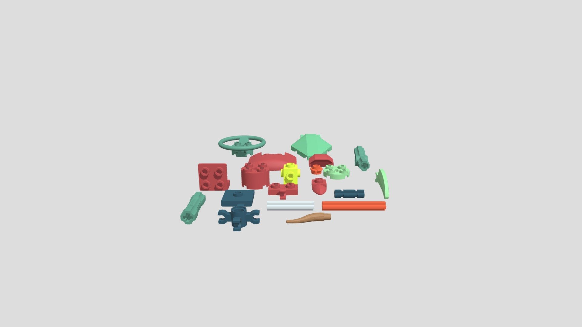 lego rose pieces - Download Free 3D model by giuliolibrando [7f6a33a ...